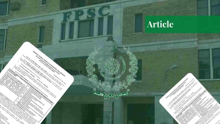 Overview of Pakistan's Federal Public Service Commission (FPSC)