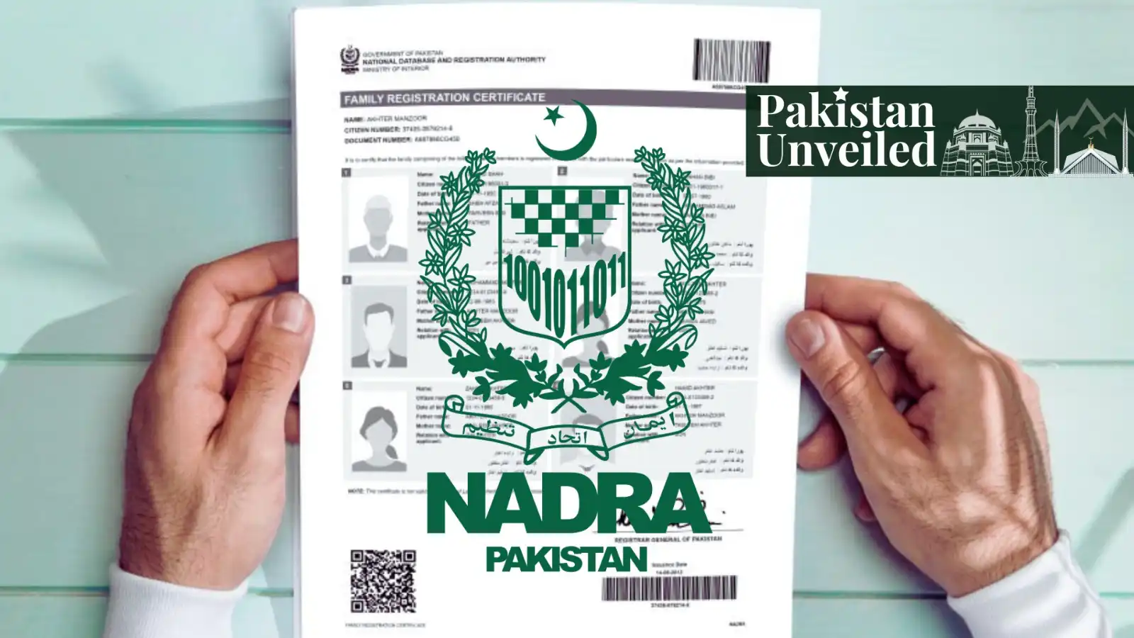 The Family Registration Certificate (FRC) in Pakistan - Paradigm Shift