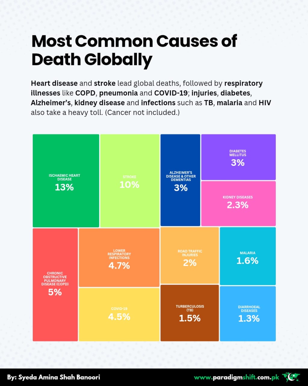 Most Common Causes of Death Globally - Paradigm Shift